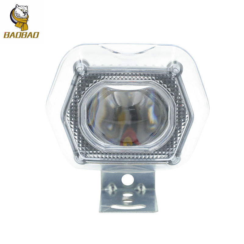 Lucency Casing Mutiple Color Flash Motorcycle LED Spotlight Parts